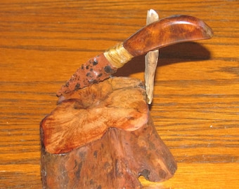 OBSIDIAN KNIFE / Mayan Replica Knife