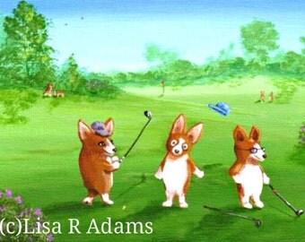 Funny dog painting | Etsy