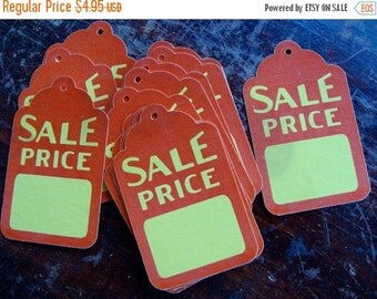 Items similar to Antique Vintage Price Tag Paper Labels on Etsy