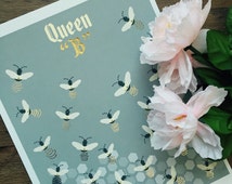 Unique queen bee sign related items | Etsy