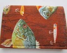 Unique fishing wallet related items | Etsy
