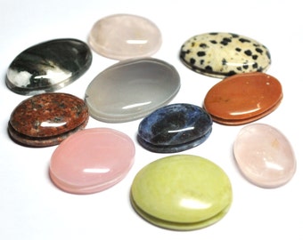 Natural Gemstone Cabochons and Beads by AliveGems on Etsy