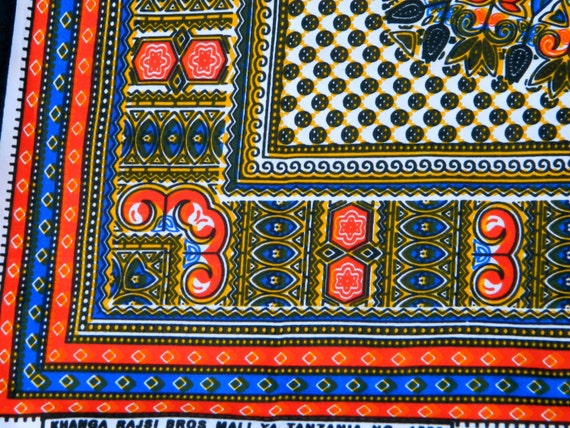 Fabric Leso swahili by utamaduni on Etsy
