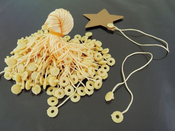 Hang Tag String 100pcs Yellow Hang Tag String with by Heasundries