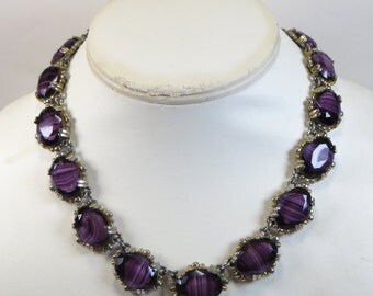 Amethyst choker | Etsy