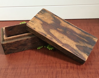 Antique wood box | Etsy