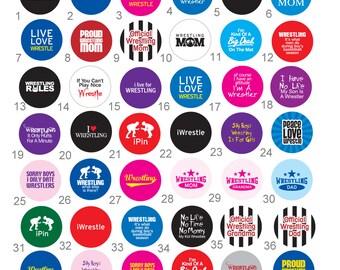 Wrestling pins | Etsy