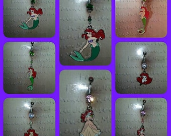 Mermaid belly button | Etsy