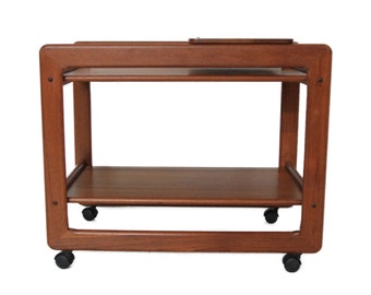 Teak bar cart | Etsy