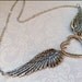 Angel Wing NecklaceSilver Angel Wings Faith Love Hope