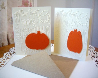 Fall thank you notes | Etsy