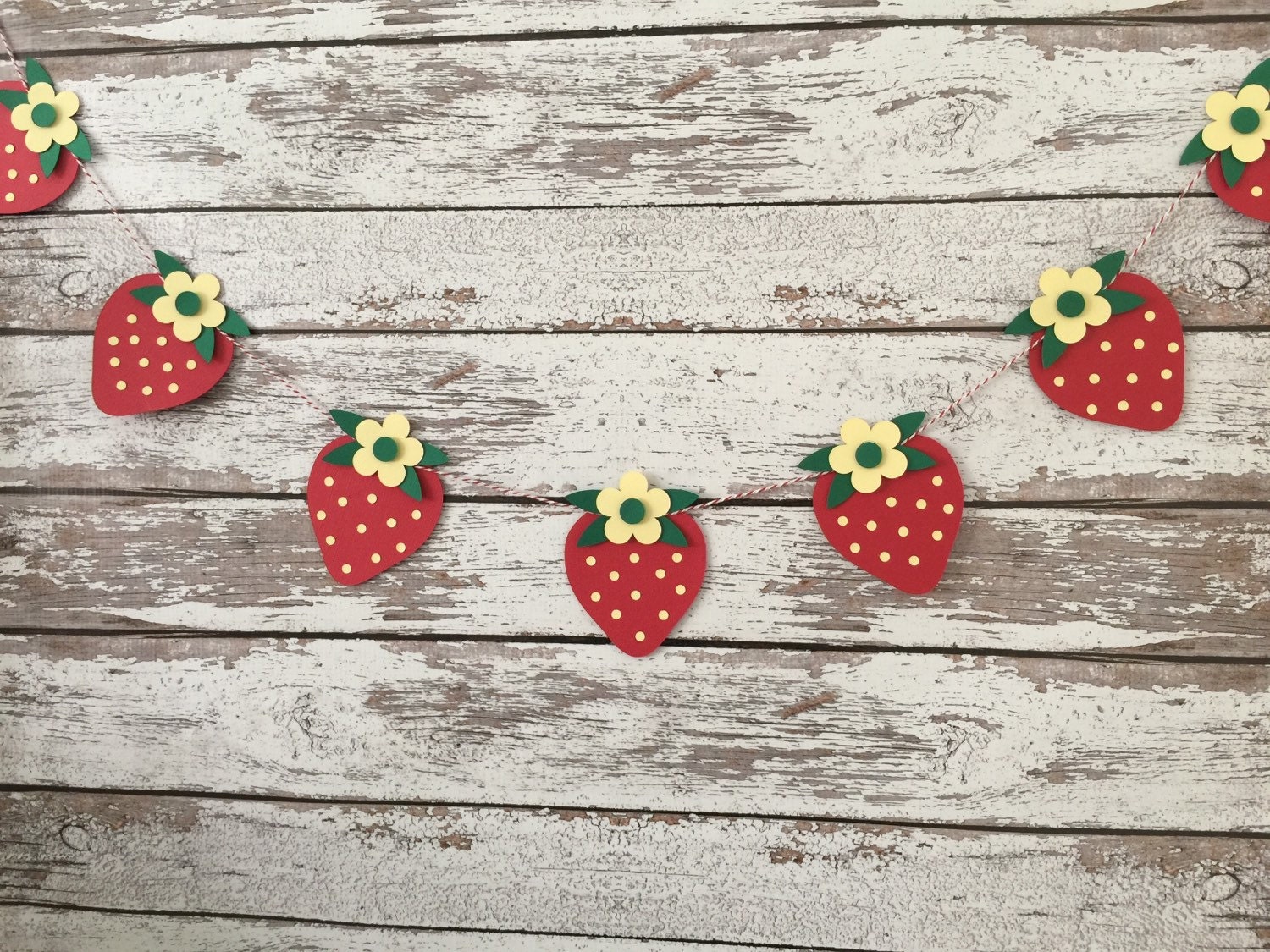 Strawberry banner strawberries spring banner spring