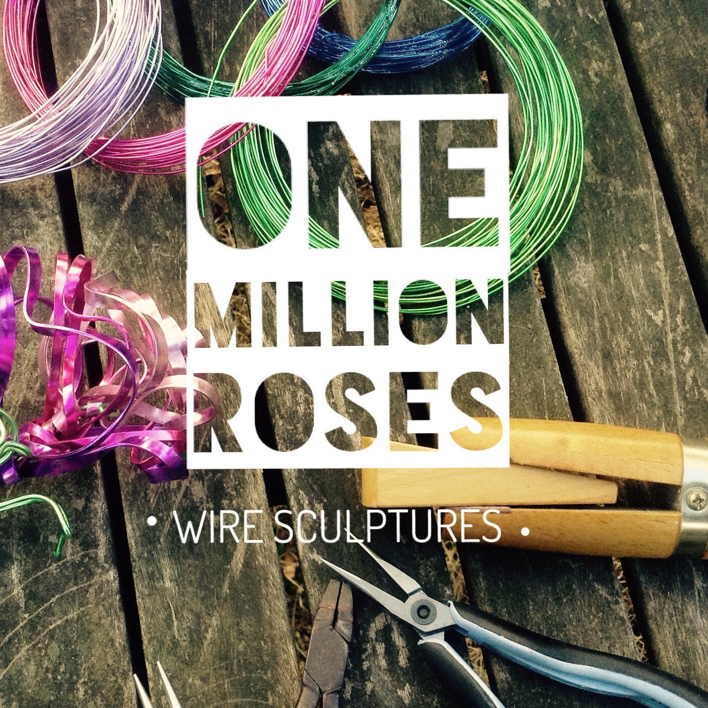 Wire sculptures made with Love by OneMillionRoses on Etsy