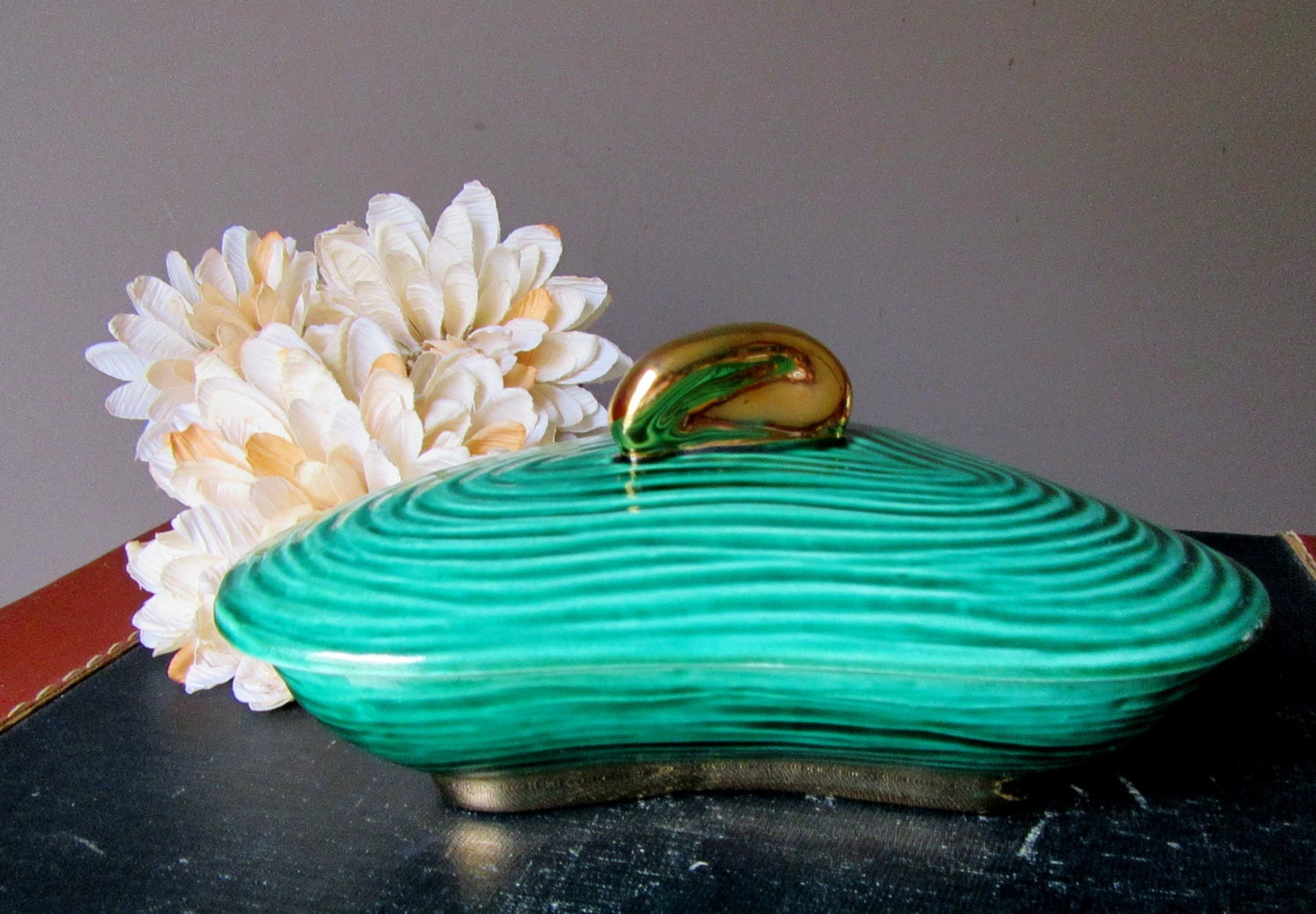 Mid Century Dick Knox California Pottery Free Form Trinket