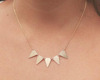 Triangles necklace | Etsy