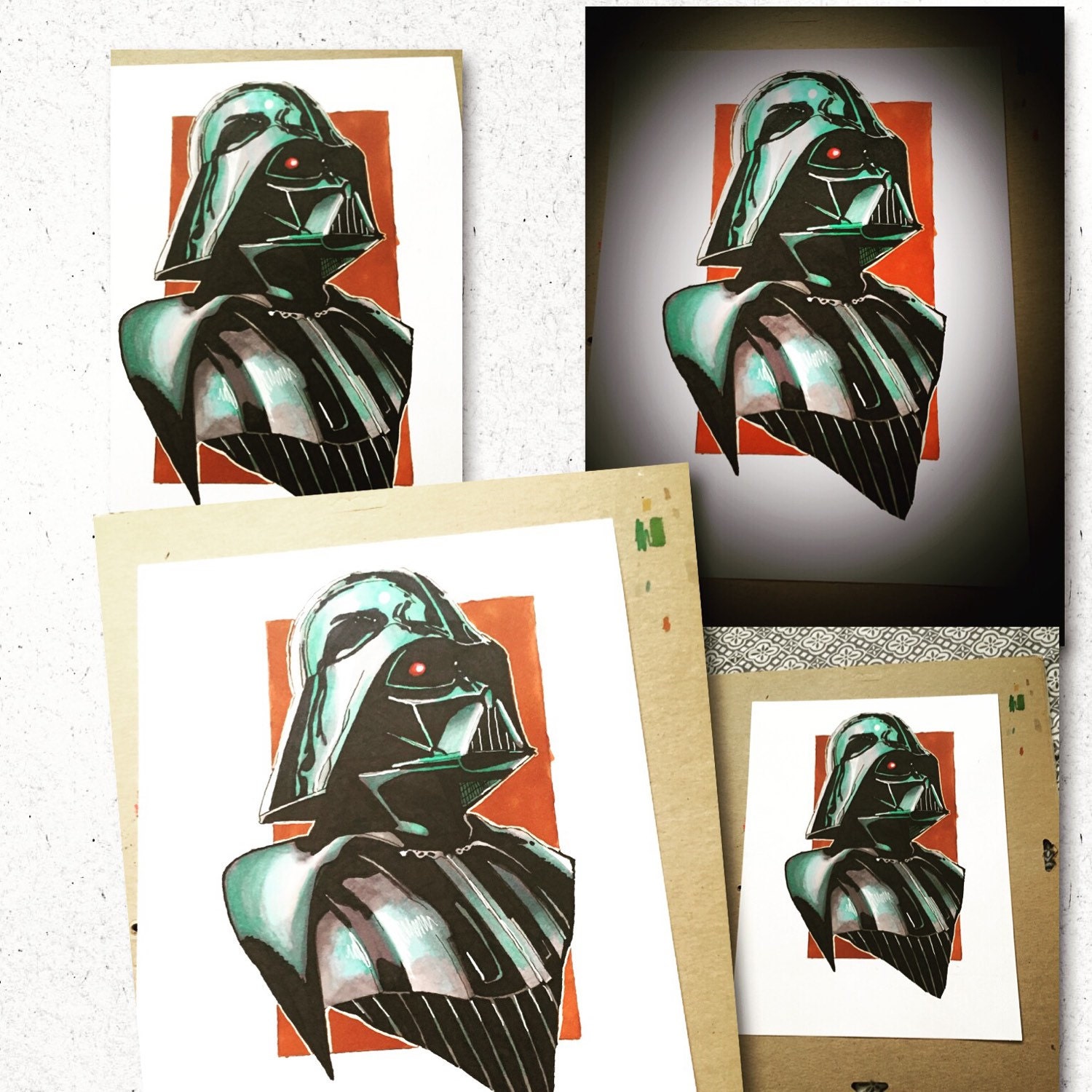 Darth Vader drawing Star Wars