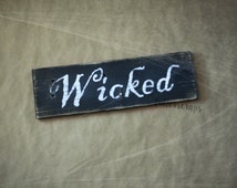 Unique wicked witch sign related items | Etsy