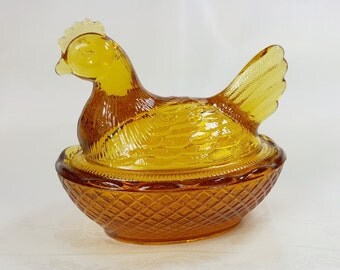 Unique chicken candy dish related items | Etsy