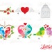 Love bird clipart valentine clipart 15100