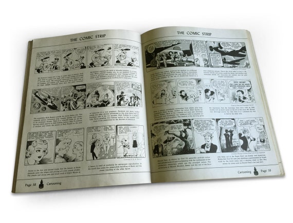 1944 The All American Art Of Cartooning Book Illustrated