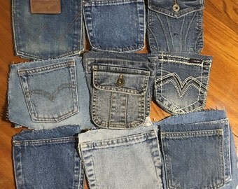 Recycled jeans | Etsy