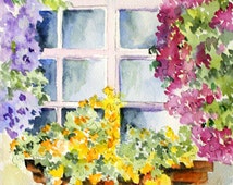 Unique box with window related items | Etsy