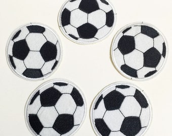 Unique soccer ball iron on related items | Etsy