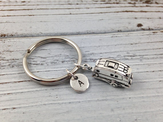 Camper Keychain RV Keychain Camping Keychain Camper Charm