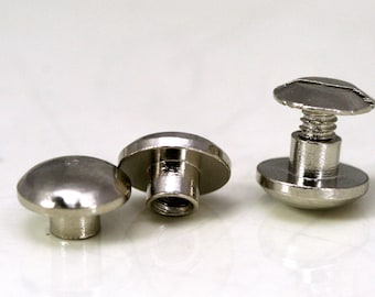 Leather rivet concho | Etsy