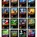 Nintendo 8-Bit Video Game Cover Poster Collection of Vintage