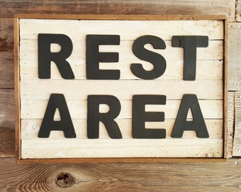 Rest room sign | Etsy