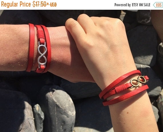 Couples Infinity Bracelet Multi Wrap Bracelet By Cozydetailz