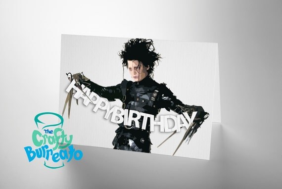 Edward says Happy Birthday Edward Scissorhands Tim Burton