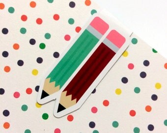 Pencil bookmark | Etsy
