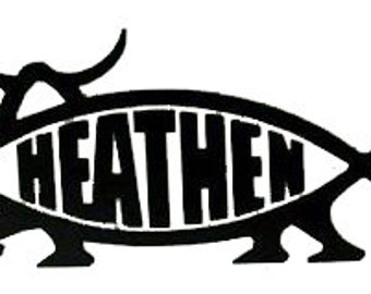 Heathen decal | Etsy