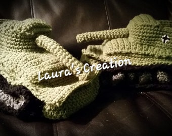 Tank slippers | Etsy