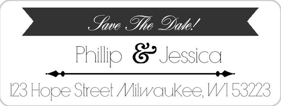 Items Similar To 30 Save The Date Address Labels Save The Date Wedding 