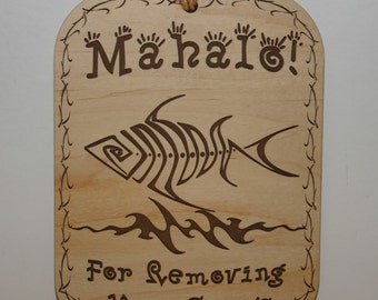Mahalo sign | Etsy