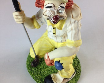 Golfing clown | Etsy