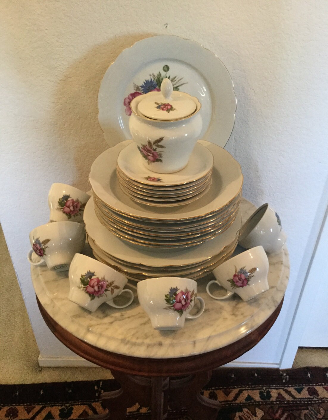 Vintage Kahla German Democratic Republic Pattern KHL77 28