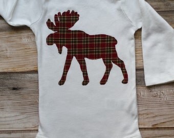 Plaid moose | Etsy