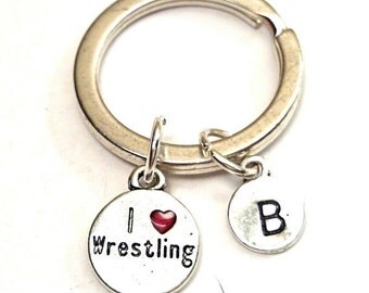 Wrestling keychain | Etsy