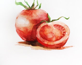 Unique tomato art related items | Etsy