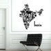 Wall Vinyl Decal India Symbols Indian Peninsula Guaranteed