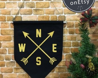 Compass flag | Etsy