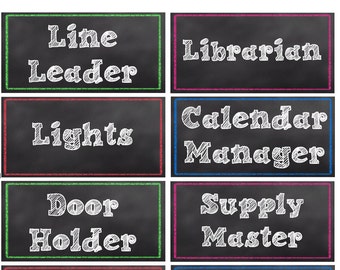 Classroom Jobs clip art