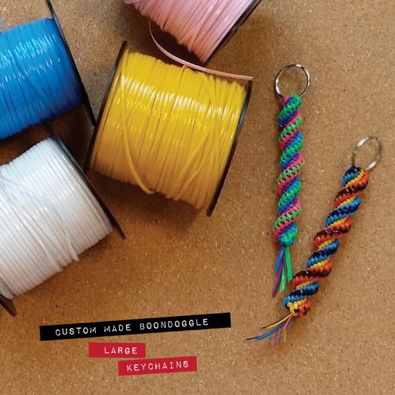 Large Custom Boondoggle Keychain by CurtRJensen on Etsy