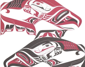 Haida salmon | Etsy