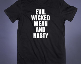 Evil wicked mean | Etsy