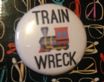 DESTROY Emoji Cat Pin 1 Inch Pin by TheEscapistArtist on Etsy